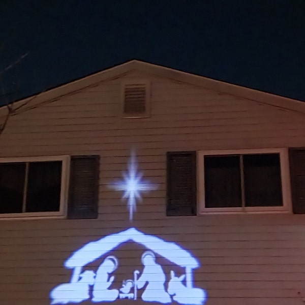 Nativity Scene Projector for Christmas Outdoor Lighting by Beffy Arts ...