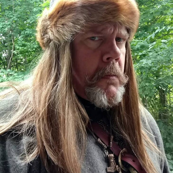 Early Medieval Birka Viking Woollen Hat With Linen Lining and Red Fox ...