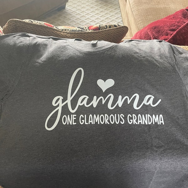 Glamma Shirt, Gift for Mother's Day, Grandma Shirt, Gift for Grandma ...
