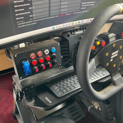 PC Button Box 19 Functios for Sim Racing With Fanatec Mount - Etsy