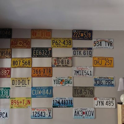 SETS of RUSTIC License Plates-from Different States but Have - Etsy