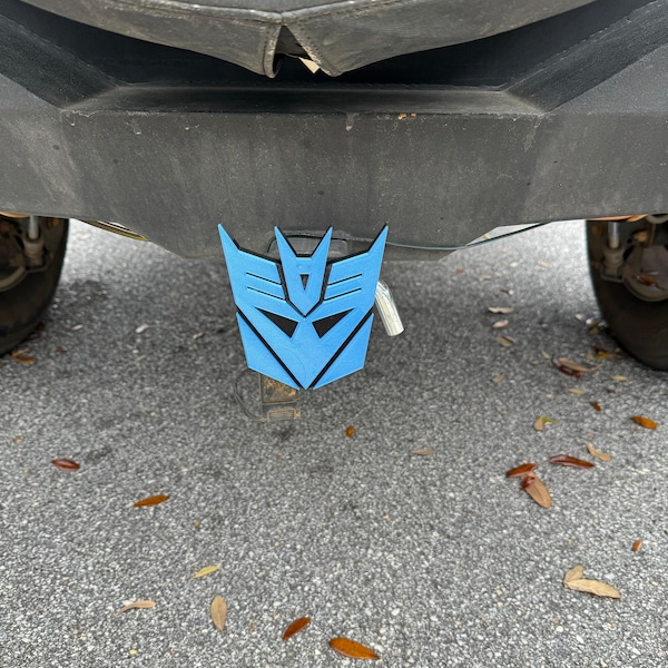 3D Printed Transformer Trailer Hitch Covers. Autobots | Decepticons - Etsy