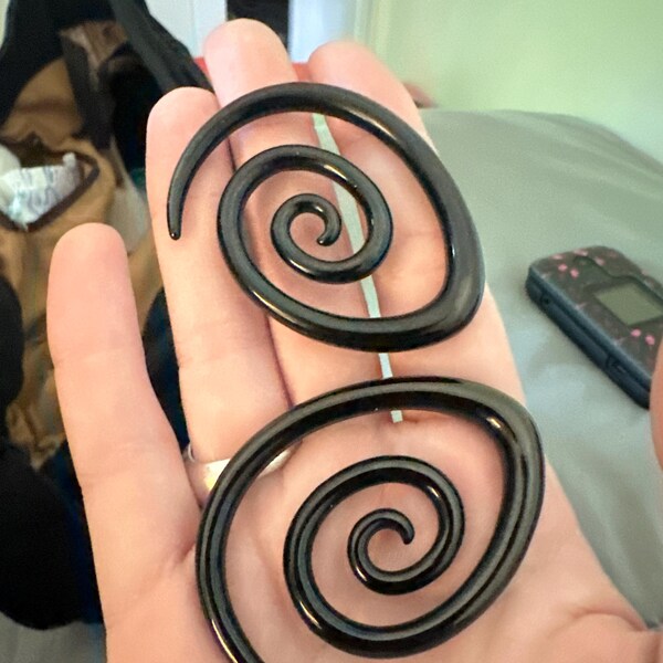 Raven Skull Ear Tunnels - Black Stainless Steel Ear Plugs - Gothic ...