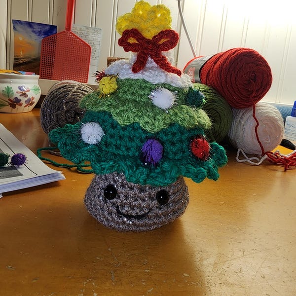 Christmas Tree Crochet Pattern, Pine Tree Crochet | No-sew Pattern ...