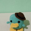 Perry the Platypus Crochet Pattern, Phineas and Ferb Pattern, Ducky ...