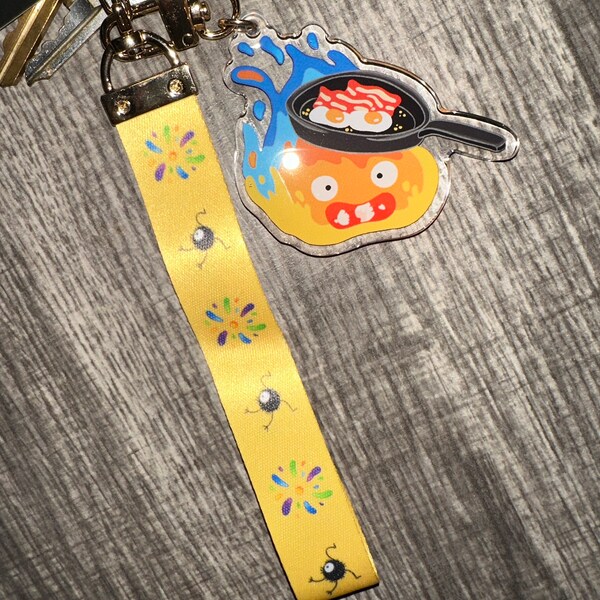Calcifer Keycap, Studio Ghibli Keycap, Artisan Keycap, Howl's Moving ...