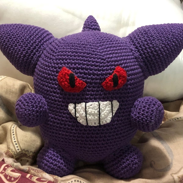 Gengar Pattern, Pandacrocheting Style - Etsy