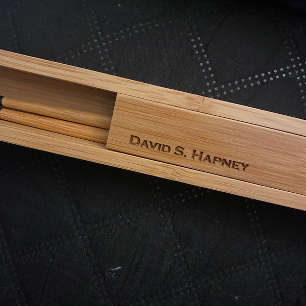 Gift Under 20 - Chopstick Box - Personalized Chopsticks - Personalized ...