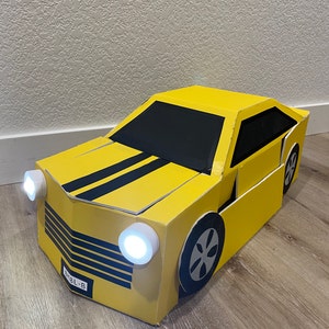 Template for Transforming Car Costume for Kids Halloween - Etsy