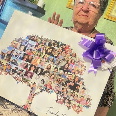 Custom Heart Photo Collage Template Heart Shaped Photo Collage Wedding ...