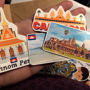 Mongolia Theme Decals Set of 15 Waterproof Stickers Mongolian Culture ...