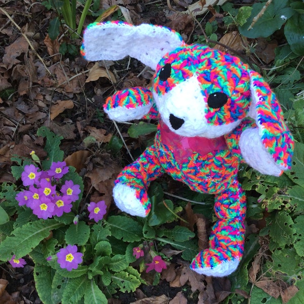 Crochet Granny Square Bunny - Etsy Canada