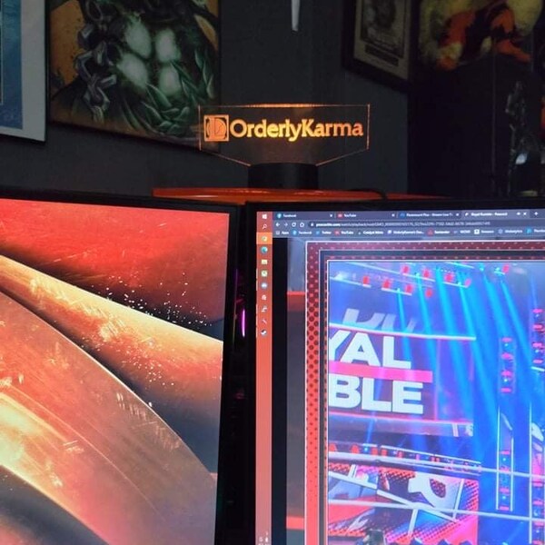 Custom Classic MOBA Inspired Dual Base LED With Gamertag - for ...