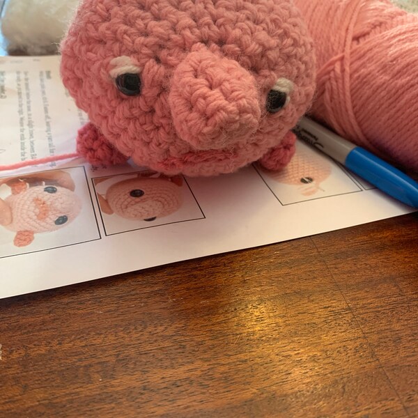 PATTERN: Bob and Bobby the Blobfish Buddies - Amigurumi Blobfish ...