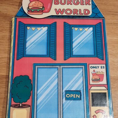 Printable DIY Project make Your Own Fast Foods Restaurant, Kids ...