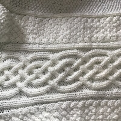Celtic Blanket KNITTING PATTERN Baby Blanket, Afghan, Throw Celtic ...