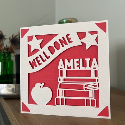 Chef Happy Birthday Personalised Papercut Card, Happy Birthday Card for ...