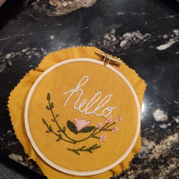 Hanging Plants Embroidery Kit, Beginner Embroidery Kit, Embroidered ...