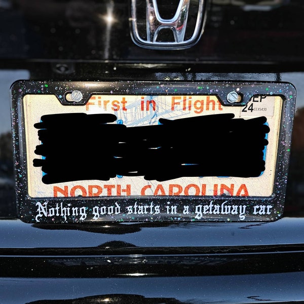 GC License Plate Frame - Etsy
