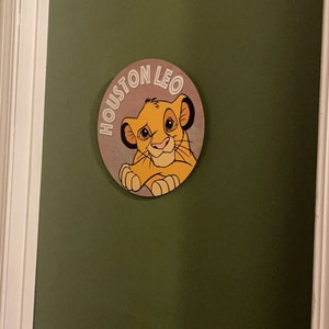 Lion Sign Personalized Nursery Decor Jungle Nursery Decor - Etsy