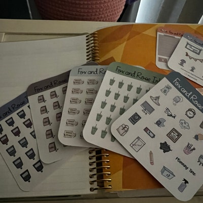 Computer Stickers/ Planner Stickers Sheet/ Desktop Stickers - Etsy