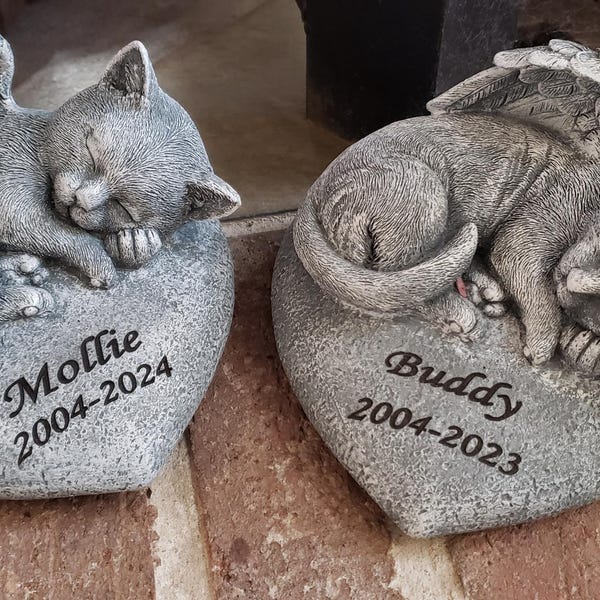 Personalized Garden Stones Engraved With Any Message, Laser Engraved ...