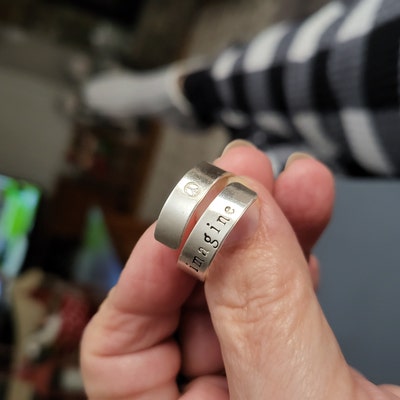 Pi Ring Hand Stamped Math or Science Teacher Gift - Etsy