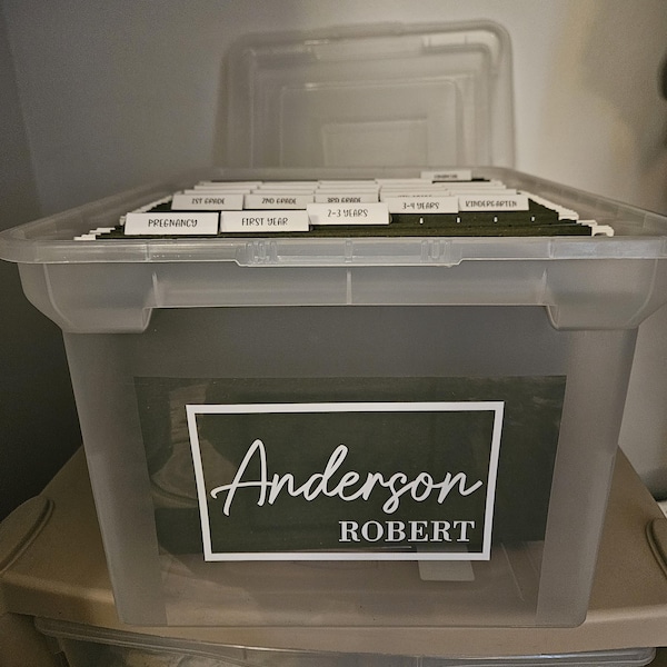 Printable Home Labels Instant Download Household File Box Labels Family ...