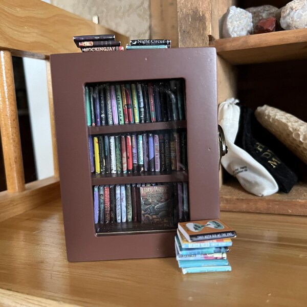 New 200 Mini Books, Bestseller Series, Miniature Bookshelf Decoration ...