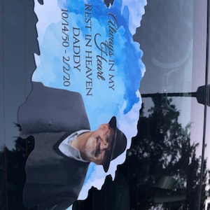 In Loving Memory Personalized Decal Loss of Loved One Car Sticker ...