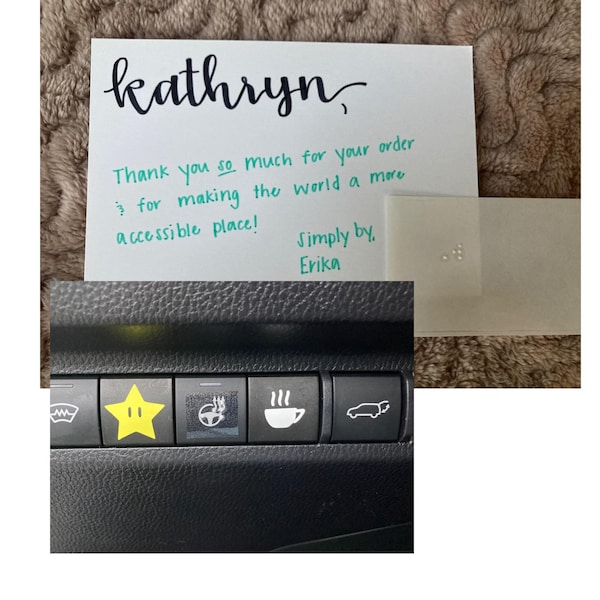 Braille Sticker Label - Etsy