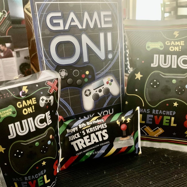 Video Game Bundle, Personalized, Gamer Bundle, Gamer Decoration, Game ...