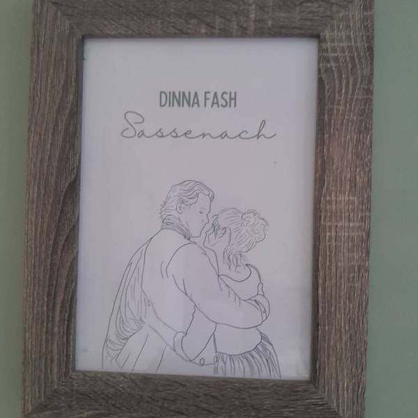 Outlander Original Drawing Illustration Outlander Gift Outlander ...
