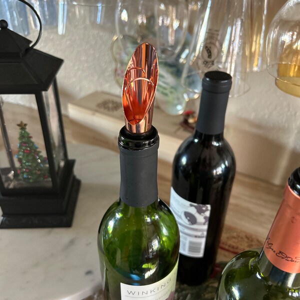 Copper Chain Wine and Liquor Bottle Holders - Etsy