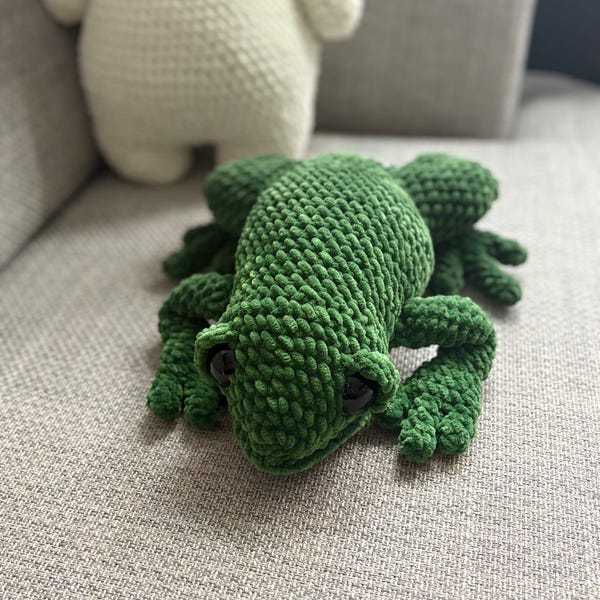 Little Realistic Frog - Critter Stitch Crochet Pattern/amigurumi - Etsy