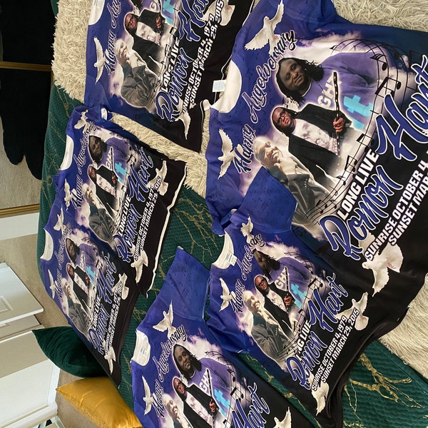 Custom/personalized 3D Memorial/rip in Loving Memory, Remembrance Shirt ...