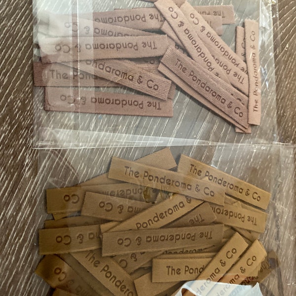 LUX Velvet Custom Labels - 7cm X 1.2cm - Etsy