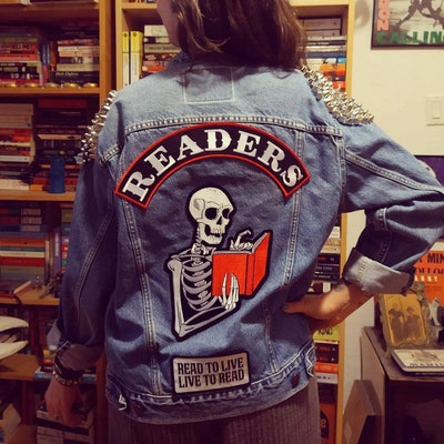 Studded Levi's Denim Jacket Oversize Boyfriend Fit Women / Men ...