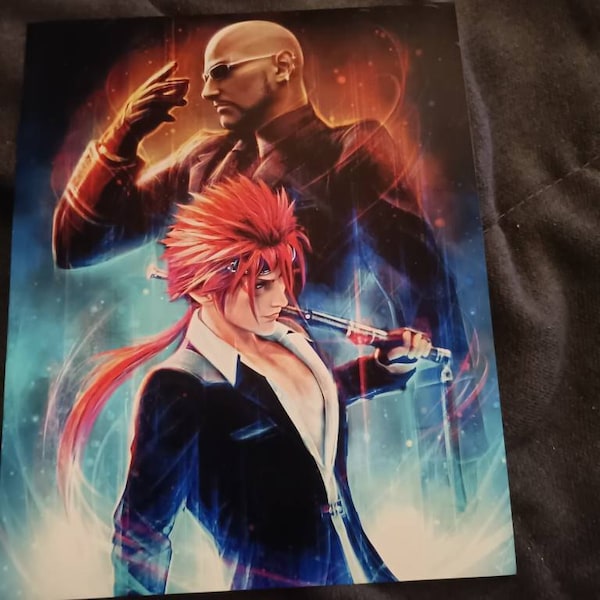 Reno and Rude Final Fantasy VII Remake - Limited Edition Fine Art Print ...