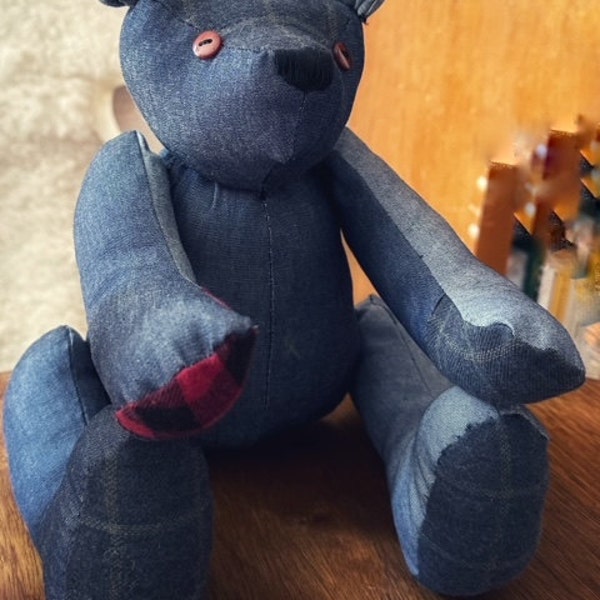 Little Digby PDF DOWNLOAD Teddy Bear Sewing Pattern for a Traditional ...