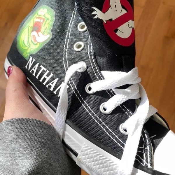 Ghost Buster Custom Converse - Etsy
