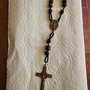 Indestructible Rosary Heavy-duty Gunmetal Beads and 2.5 Benedict ...