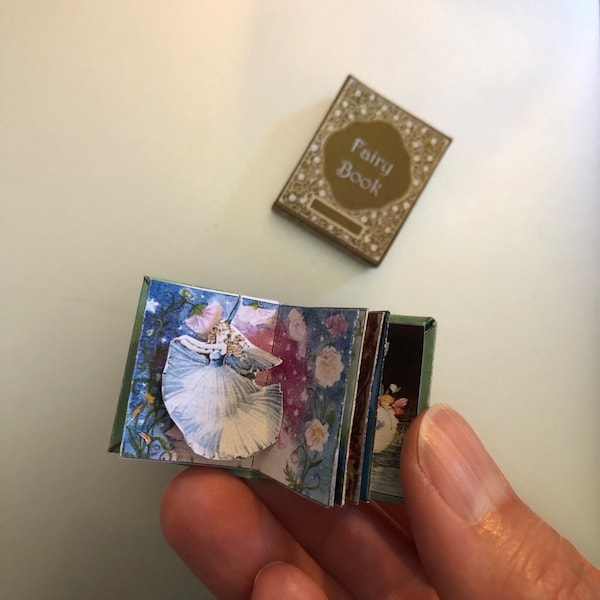 1:12 Fairy POP UP Miniature Book –diy Printable Dollhouse Miniature ...
