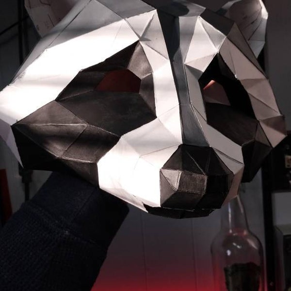 DIY Predator Mask: Low Poly Papercraft Halloween Costume (PDF Pattern ...