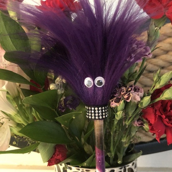 4 Fuzzy Pencils - Stocking Stuffer - Retro Gift - Valentine Gift - Fun ...