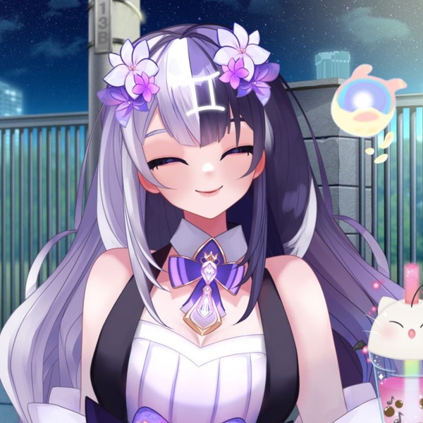 Live2d Vtuber Model for Commercial Use! Gemini the Zodiac Vtuber (ready ...