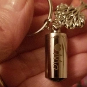 Cremation Keychain for Ashes, Personalized Cremation Urn Keychain, Loss ...