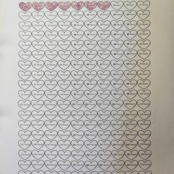 Counselling Clinical Psychologist Client Hours Tracker Countdown ...