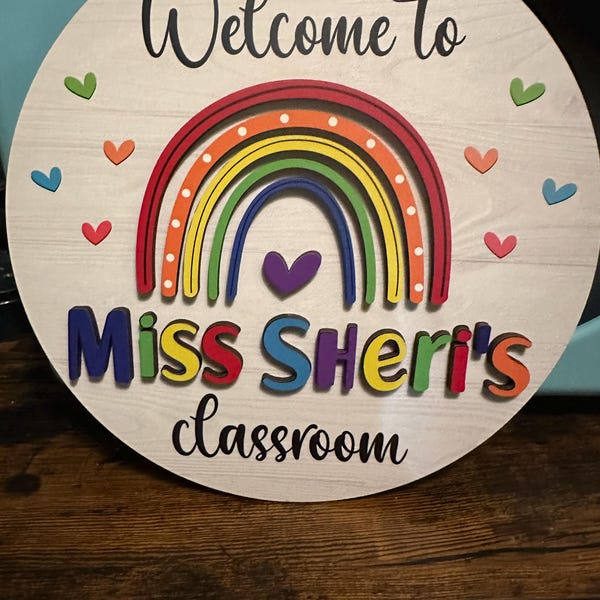 Disco Classroom Door Sign, Groovy Teacher Door Hanger, Back to School ...