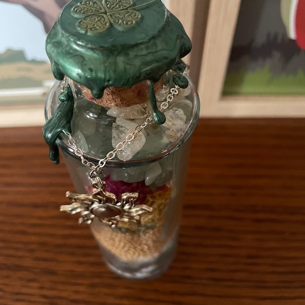 Prosperity Spell Jar: Handcrafted Abundance Intention Bottle - Etsy